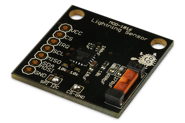 Embedded Adventures - Products - MOD-1016 AS3935 Lightning and Storm Sensor Module