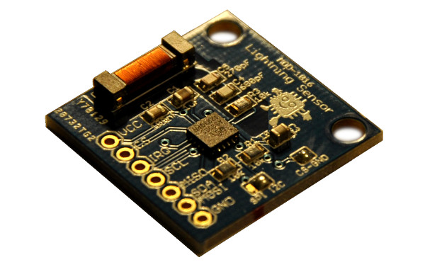 AS3935 Franklin Lightning Sensor IC w/RED FW 5.0